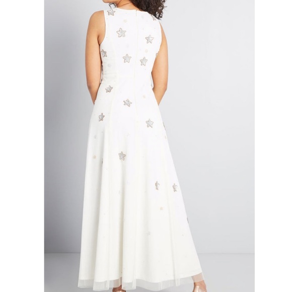 Modcloth | Dresses | Modcloth Sequin Star Maxi Dress U See The Stars ...